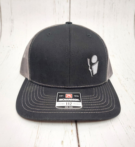 Trucker Hat - Adjustable Snapback - Black/Charcoal (Split) | Mysite