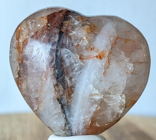 Fire Quartz Heart | Elle Aura Gems