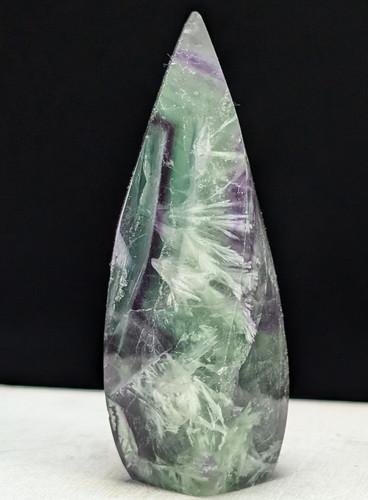 Snowflake Fluorite Freeform Tower | Elle Aura Gems