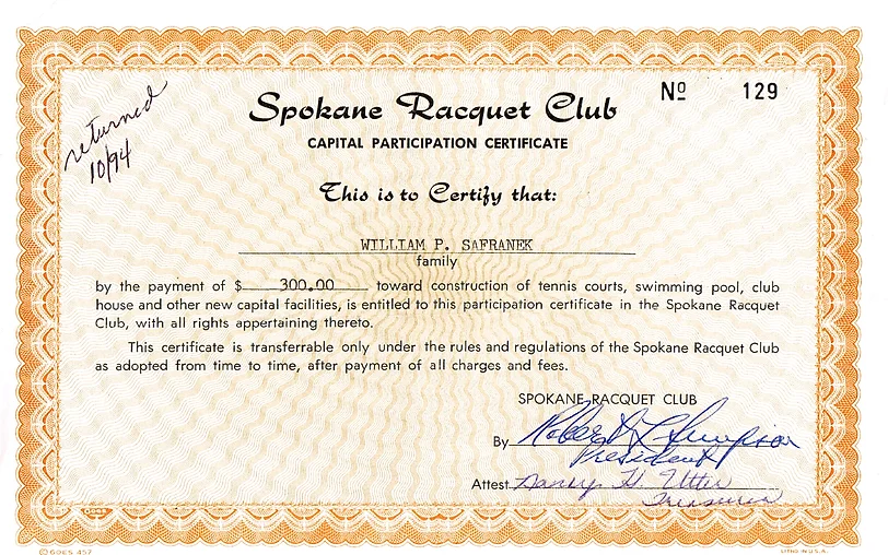 HISTORY | Spokane Racquet Club