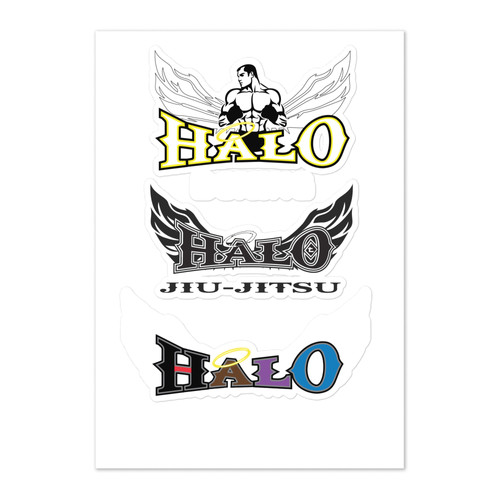 Halo small Sticker sheet | Halo Jiu-Jitsu