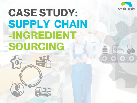 CASE STUDY - SUPPLY CHAIN (INGREDIENT SOURCING)