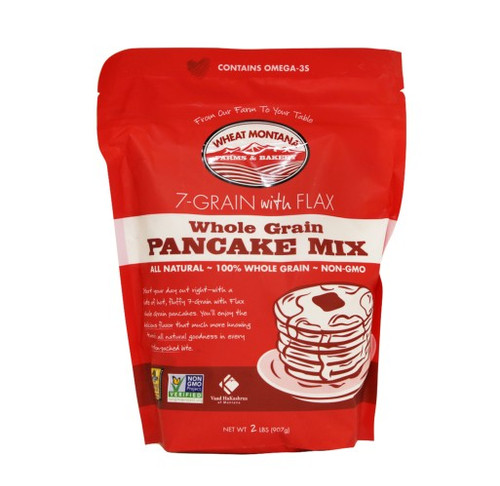7-Grain with Flax Whole Grain Pancake Mix 2 lbs | The Amish Trading Post