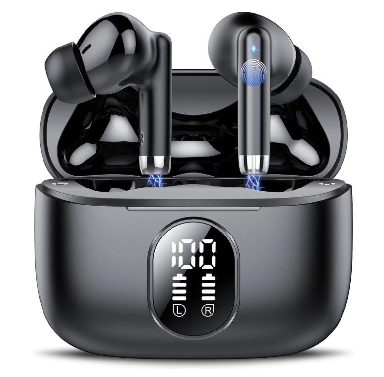 Csasam J90 PRO Wireless Bluetooth Earbuds – HI-FI Sound, 36-Hour Battery