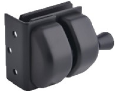 Full stainless steel glass to wall/square post latch | Arcan Glass