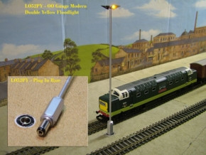 OO Gauge Modern Double White Floodlight | CR Signals