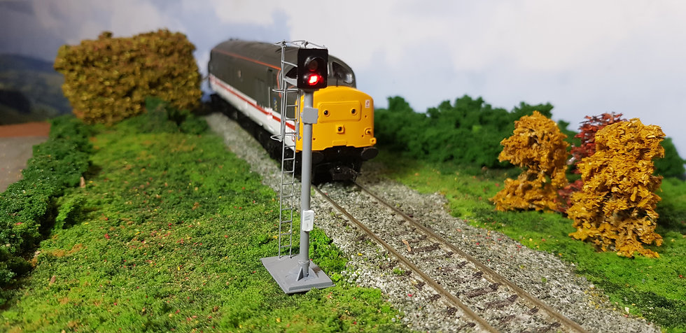 OO Gauge 2 Aspect Home Signal with Safety Cage | CR Signals