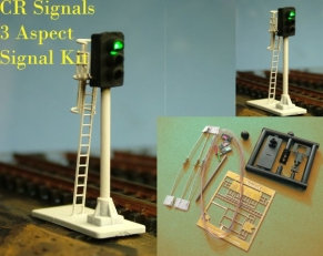 N Gauge 2 x 3 Aspect Signals Kit | CR Signals