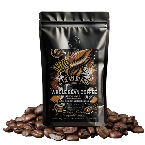 6 Bean Blend | Austin Coffee Bean Company