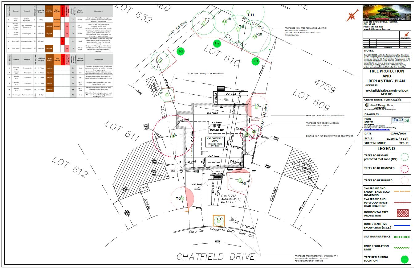 Tree Protection Plans and 3D images | landscape-designer