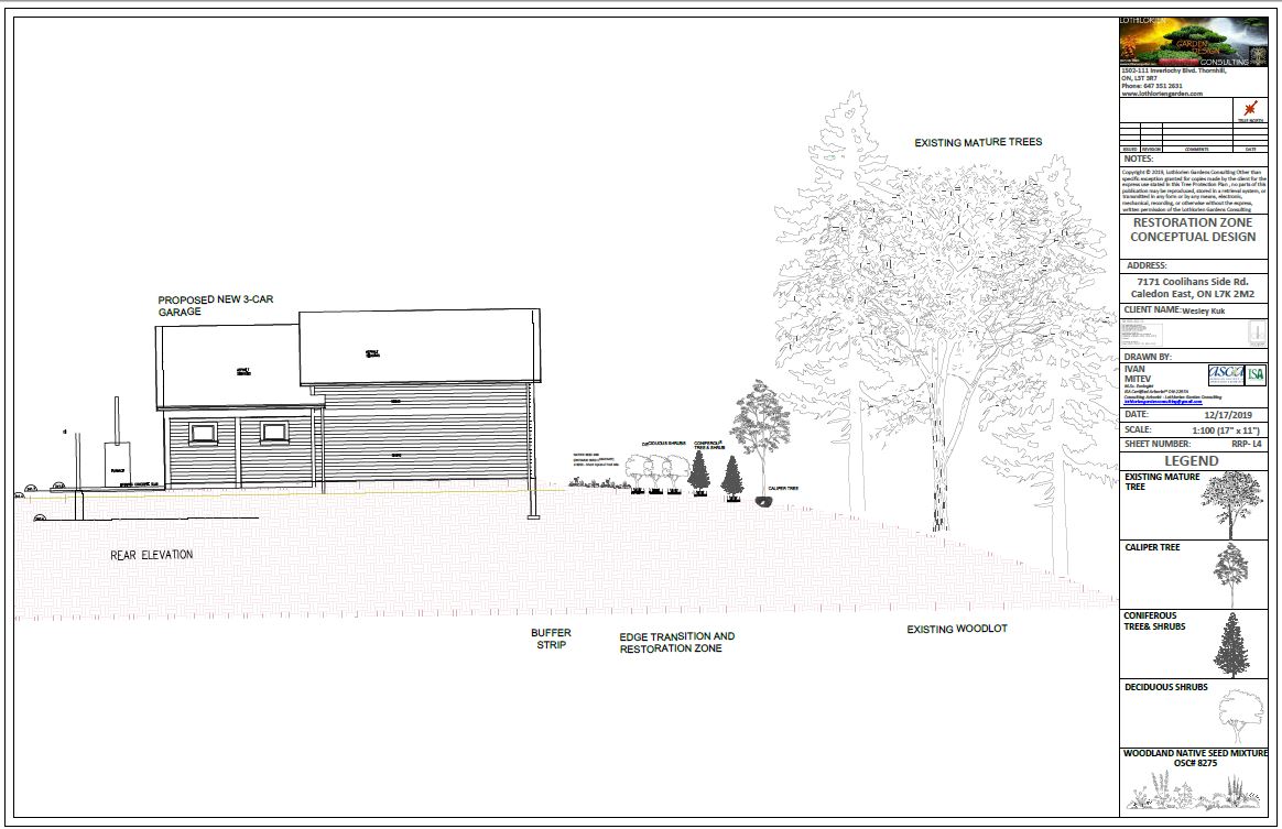 Tree Protection Plans and 3D images | landscape-designer