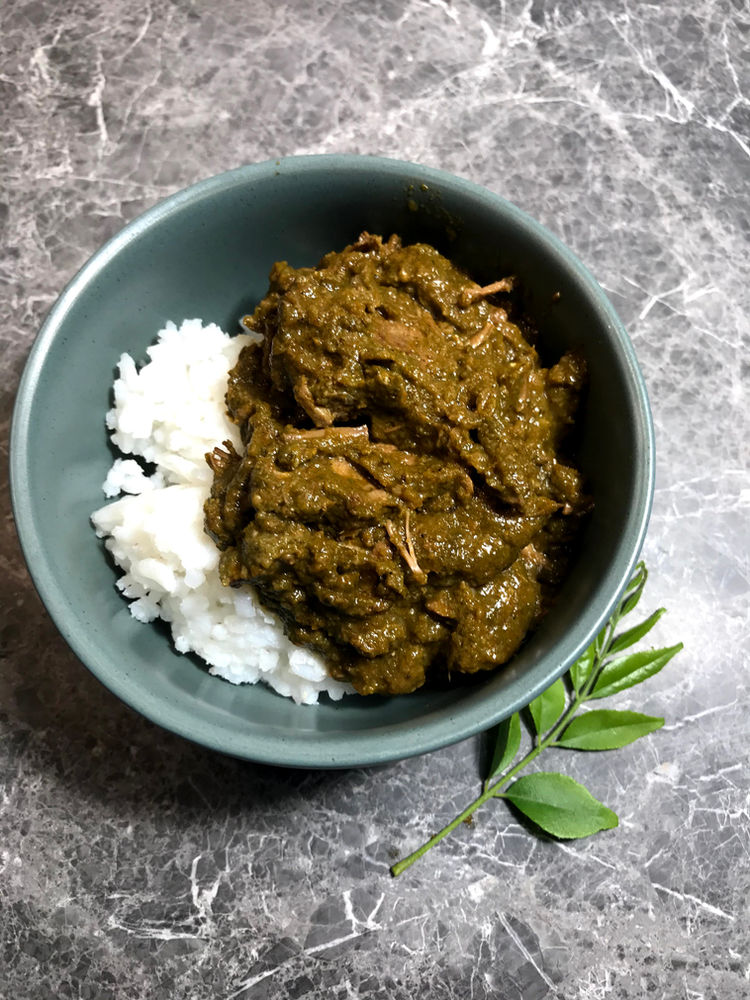 Indian Lamb Saagwala [Lamb and Spinach Curry]