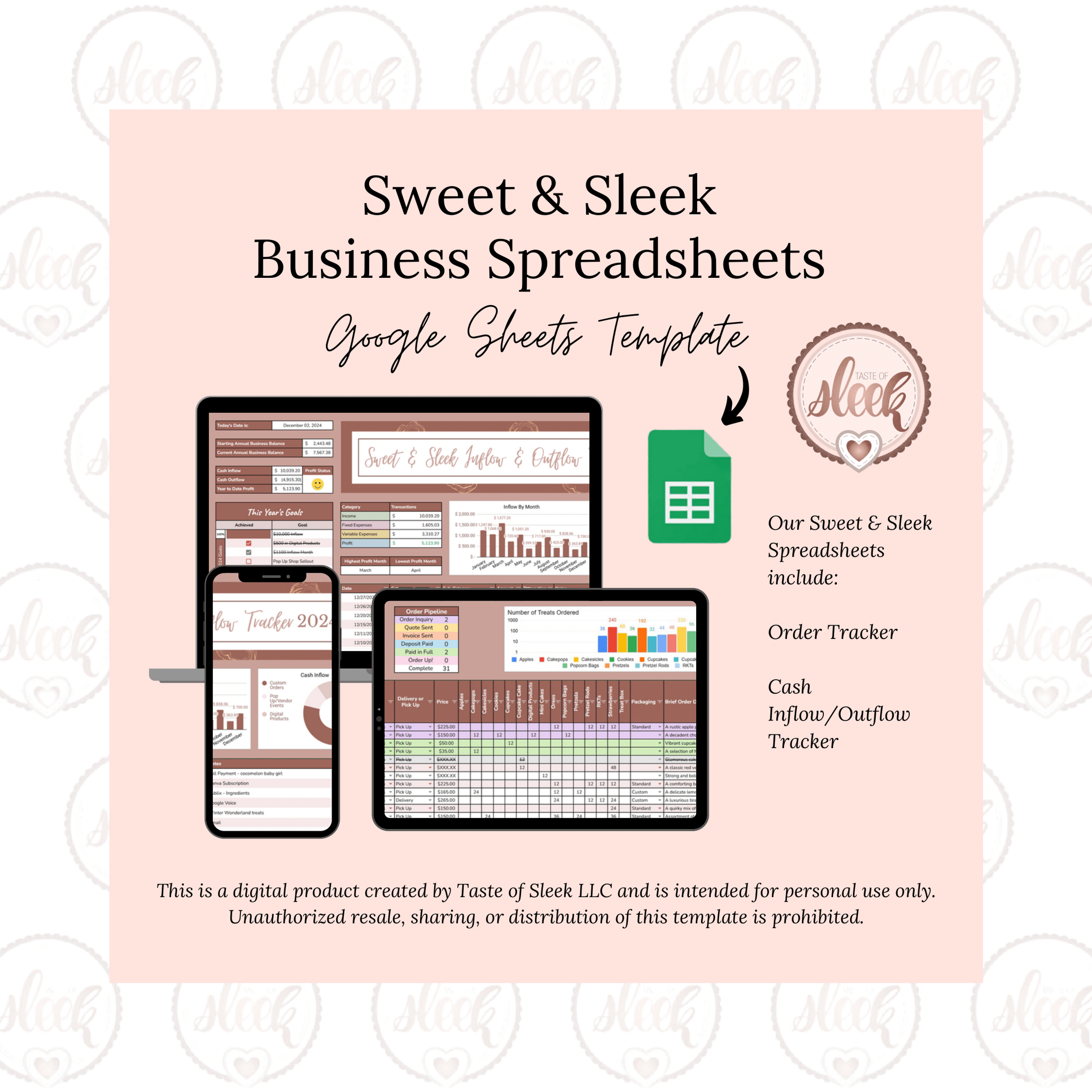 Sweet Spreadsheets | Taste of Sleek