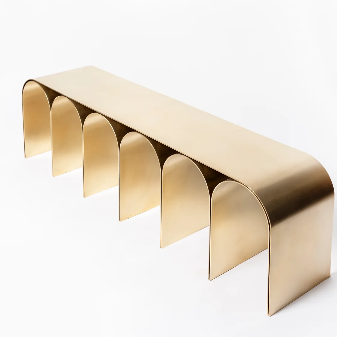 Gold Arch Bench | The1818Collective
