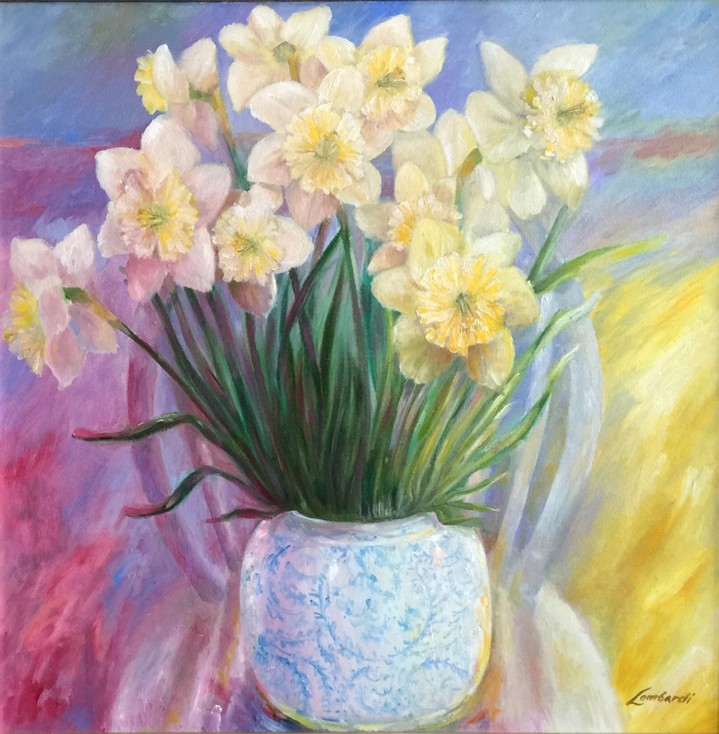 Original Fine Art Featuring Flowers By Robert Lombardi