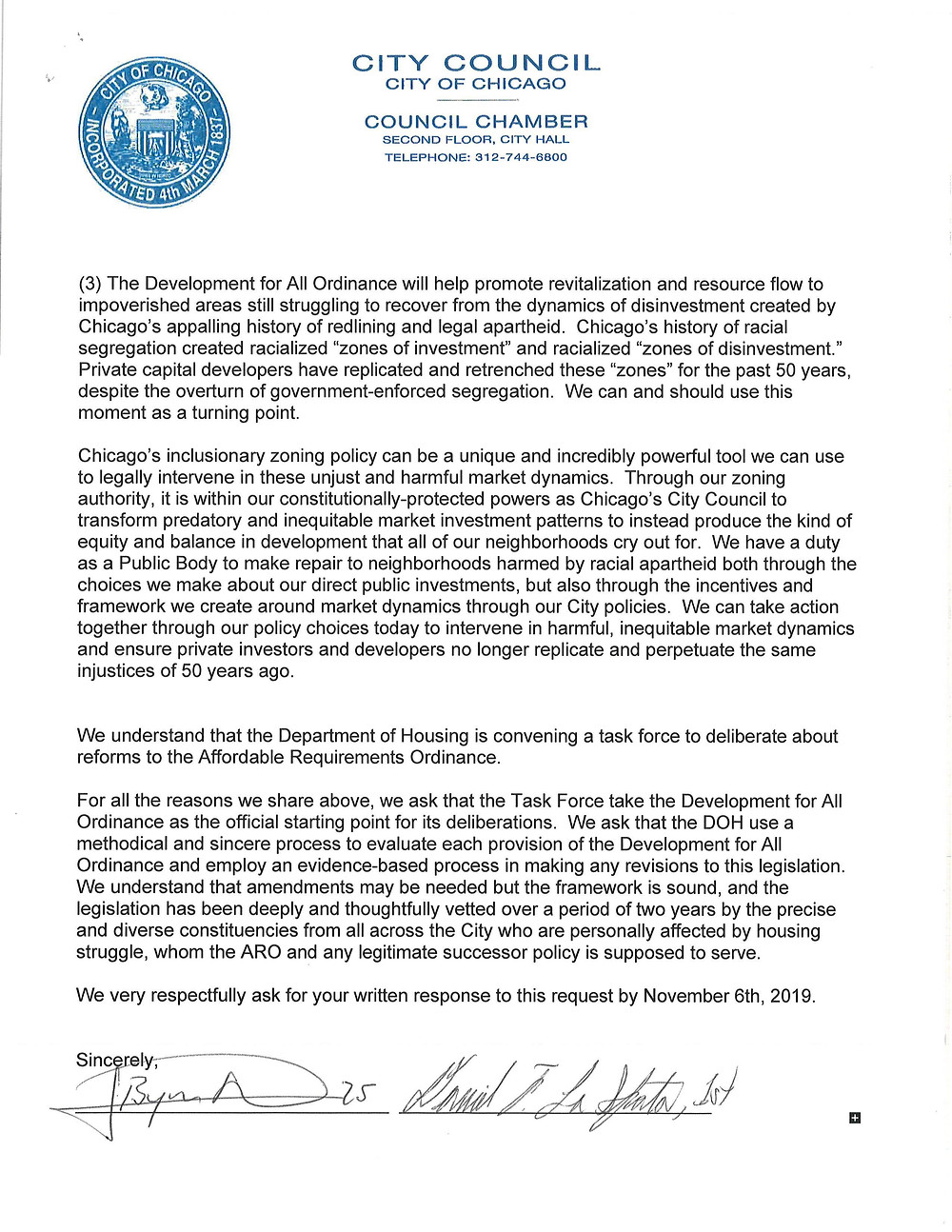 BREAKING! Chicago City Council Letter to Mayor Lori Lightfoot in ...