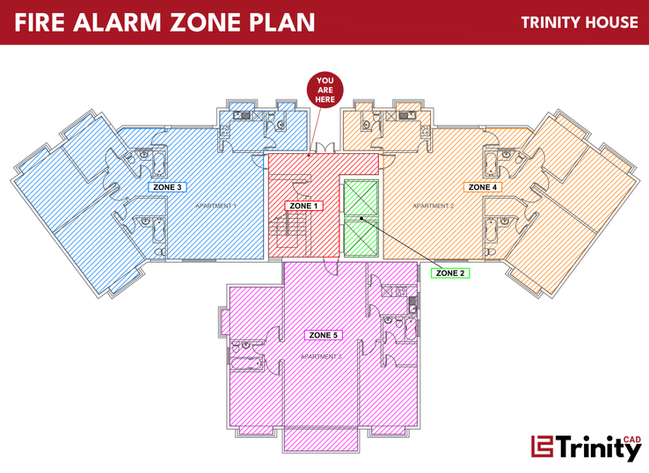 Trinity CAD Services | Fire Plans | Fire Alarm Zone Plans | Fire ...