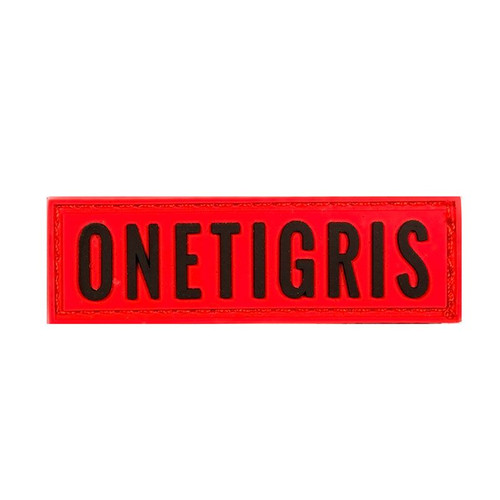 OneTigris Signature Red Logo Patch | Full Camp Shop