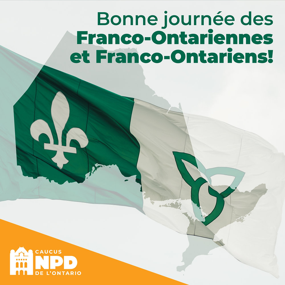 Bonne journée des franco-ontariens et franco-ontariennes 2024!