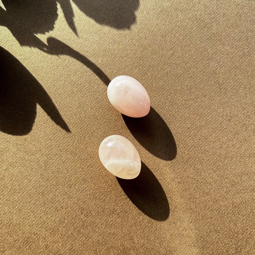 AWAKENING ~ ROSE QUARTZ YONI EGG | Sugar and Sage