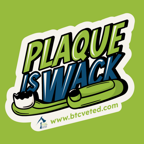 Plaque is Wack Sticker | Beyond the Crown