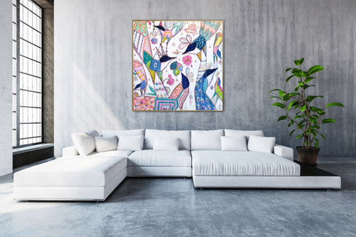 48"X 48" Gretchen Weller Howard | Adaro Art