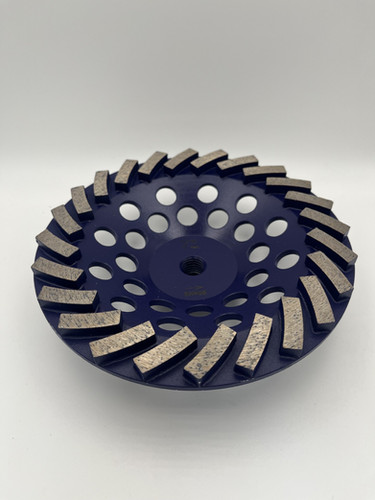 Twin Max 7" 24 Segment Turbo Cup Wheel | GrindLine Construction Tools