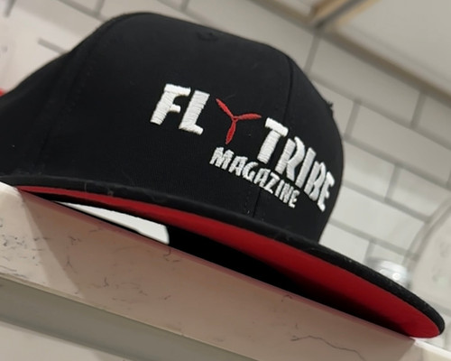 Fly Tribe Magazine Red Bottom Hat | Fly Tribe Magazine