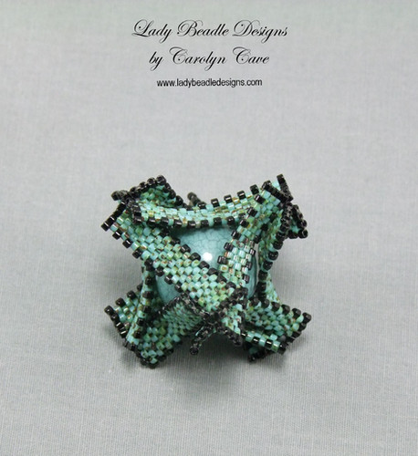 Beaded Double Pyramid | Lady Beadle Designs