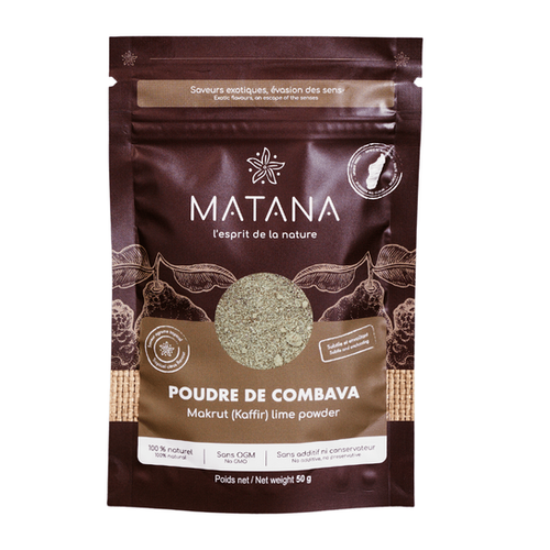 Poudre de combava – Agrume exotique de Madagascar | MATANA Québec Canada