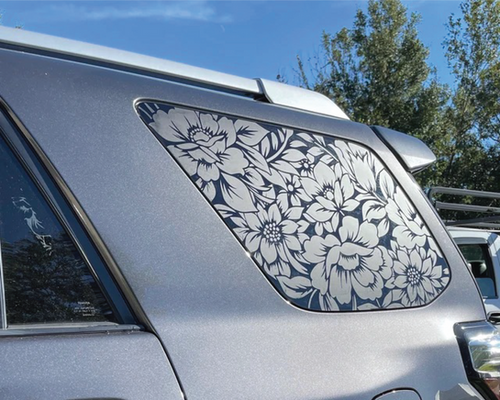 Floral Montage PrezisionCut® RQP Window Decal — Fits 4Runner™ | ACORN GFX