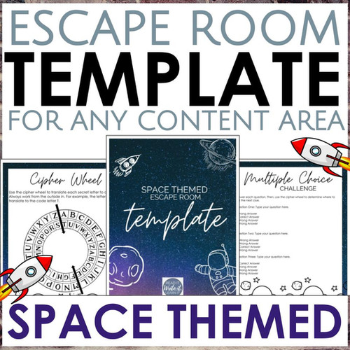 Space Themed Escape Room Template | Read it. Write it. Learn it.