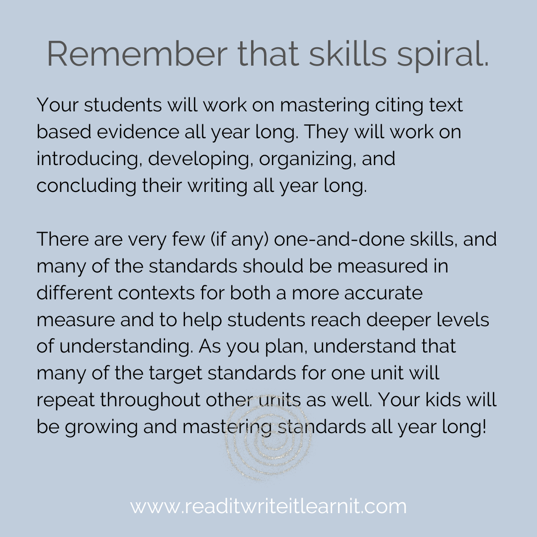 Standards Based Lesson Framing