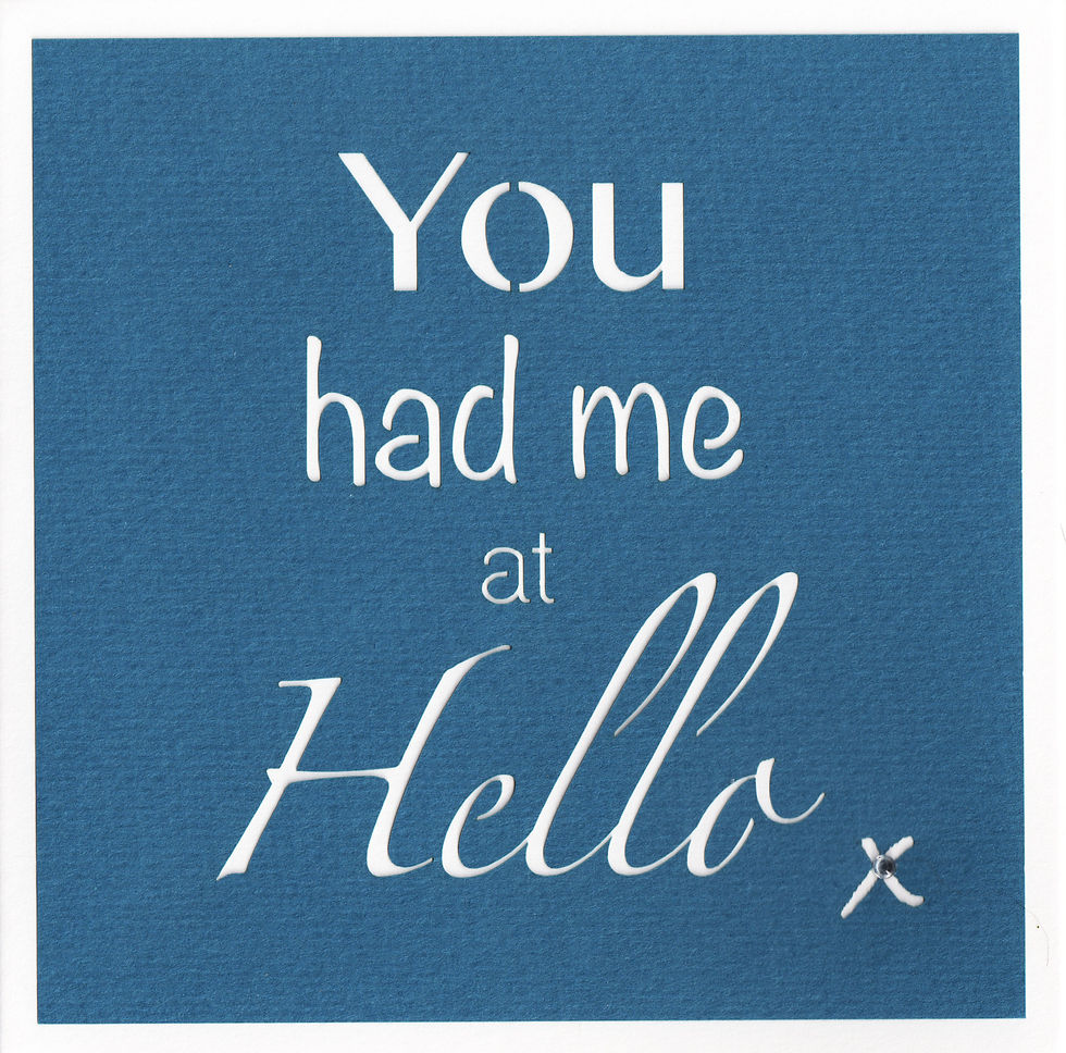 Hello Card | tiny-designs
