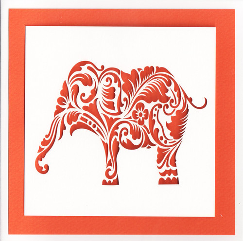 Elephant Card | tiny-designs