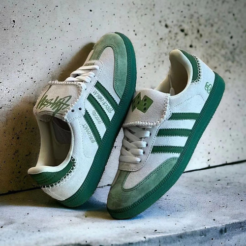 Stussy x Adidas Samba OG - "Green Fever" | FashionGuru