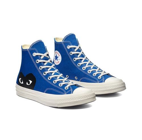Converse Des Garcons Play x Converse Chuck Taylor / Blue | FashionGuru