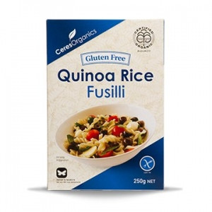 Ceres Organic Quinoa Rice Fusilli 250g | TheNourishedPantry