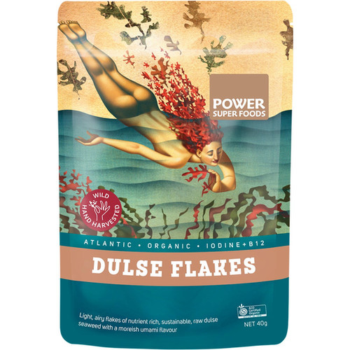 Power Super Foods Dulse Flakes Certified Organic 40g | TheNourishedPantry