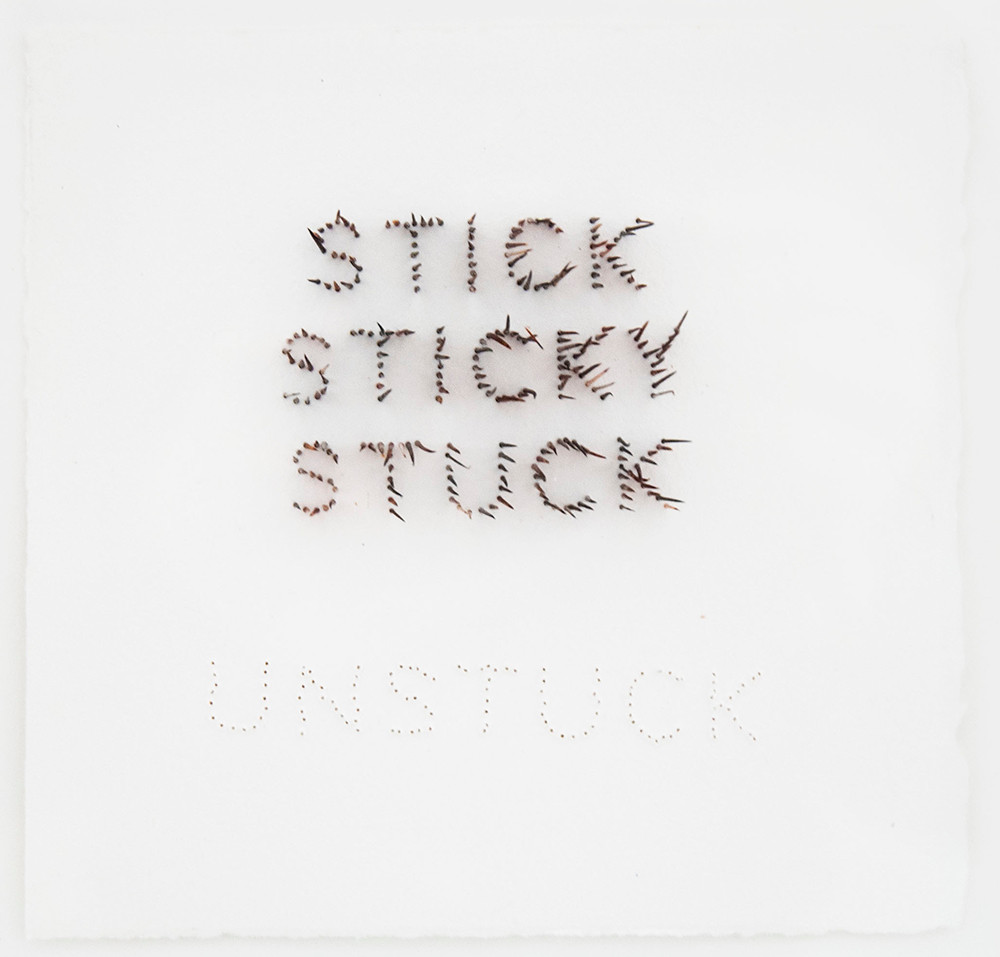 Stick, Sticky, Stuck, Unstuck.