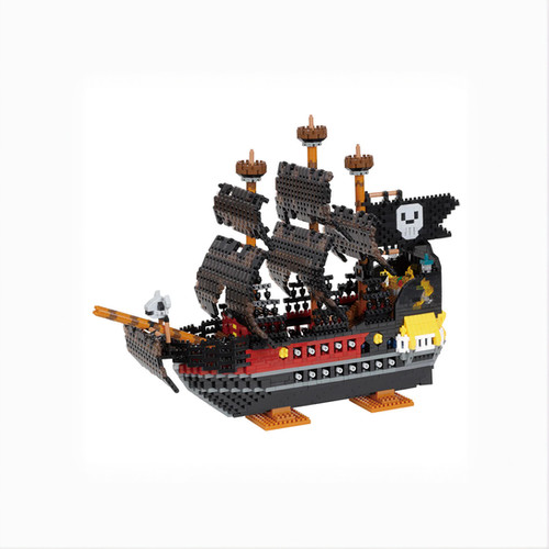 Pirate Ship Deluxe Nanoblock® | One and All Shop