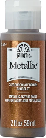 Metallic Chocolate Brown 2 fl oz (2570) | Eggstravaganza