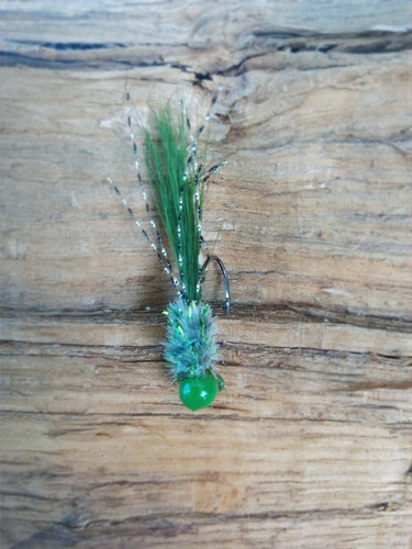 Green Thunder Hair Jig | D&S Custom Jigs
