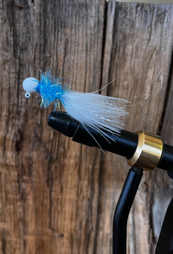 Baby Blue Marabou Jig | D&S Custom Jigs