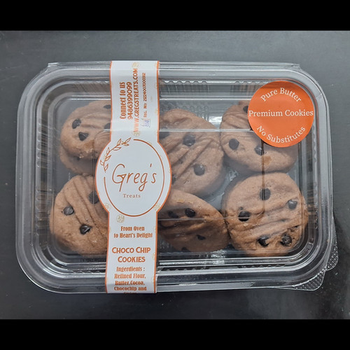 Choco Chip Cookies - 200g | Greg's Treats