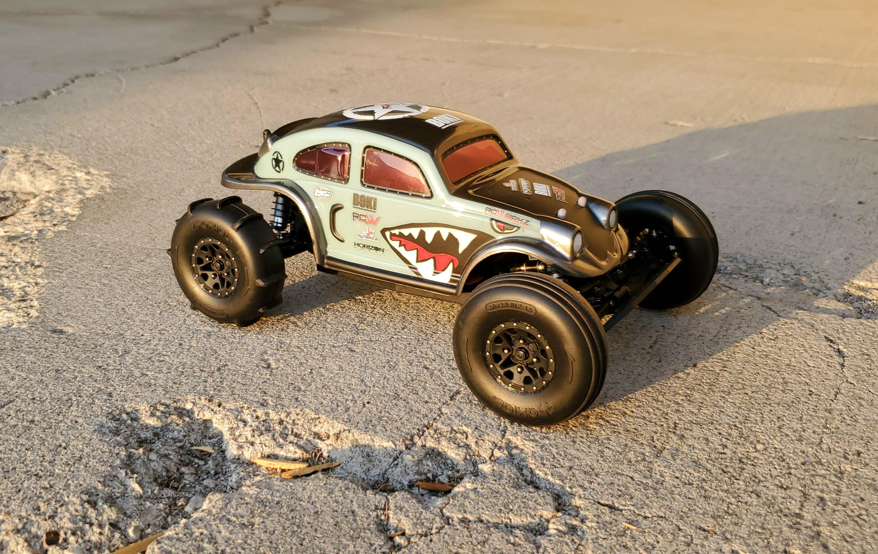 BOKI MLST Mini LST Super 1600 Baja Bug Clear Body Losi 1311 Mini-B ...