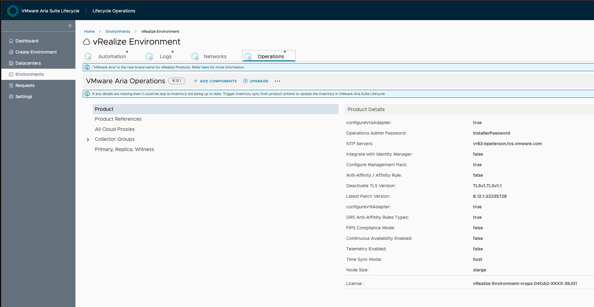 VMware Aria Suite Updates