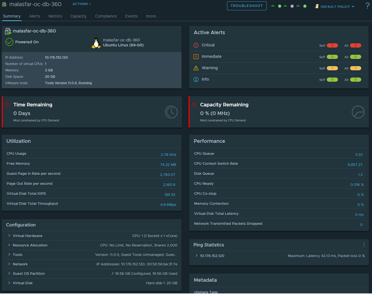 VMware Aria Operations Ping Capabilities by Guest Author Trey Lanier