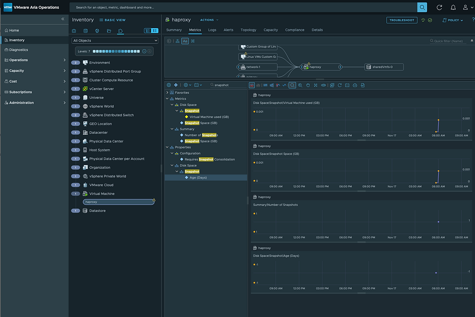 Everything you wanted to know about VM Snapshots in Aria Operations