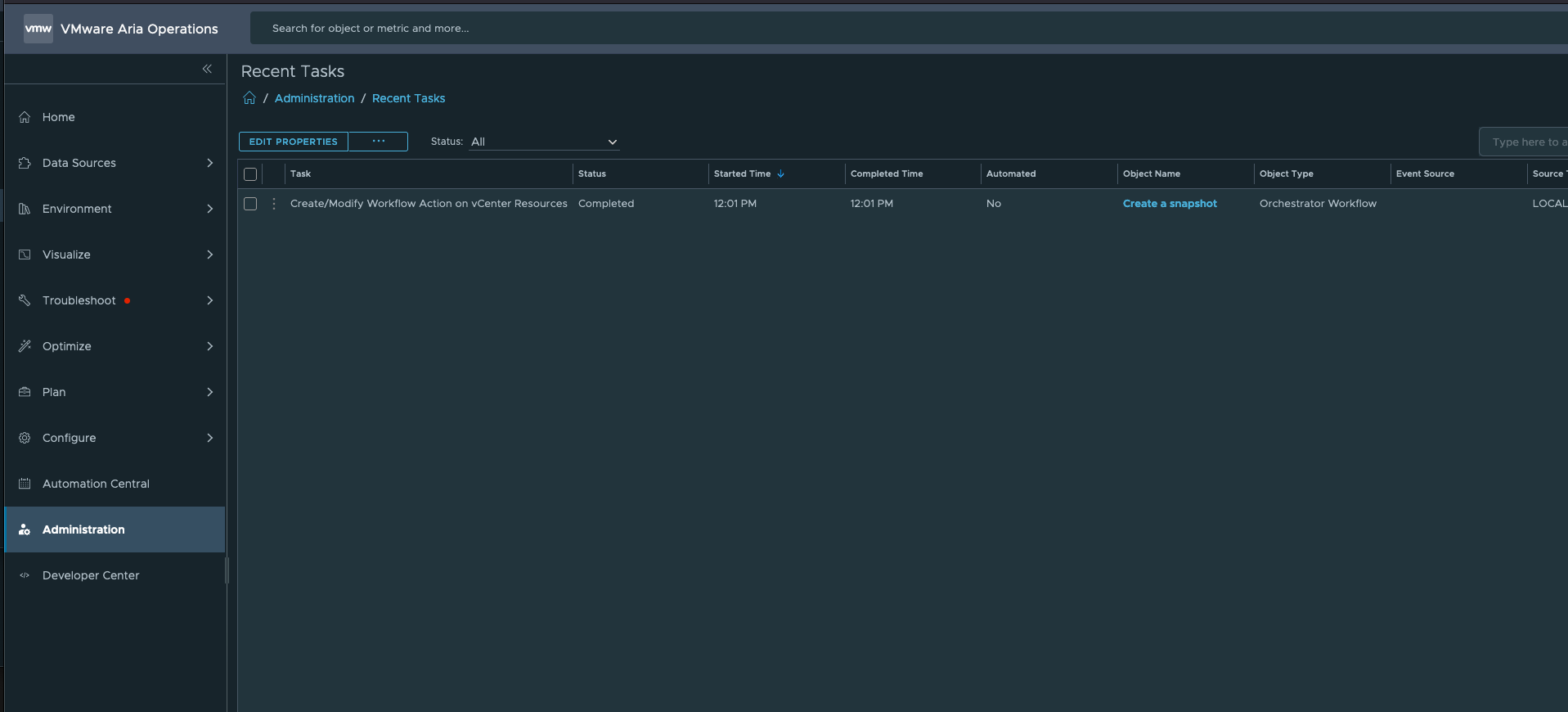 VMware Aria Operations Management Pack for Aria Automation Orchestrator